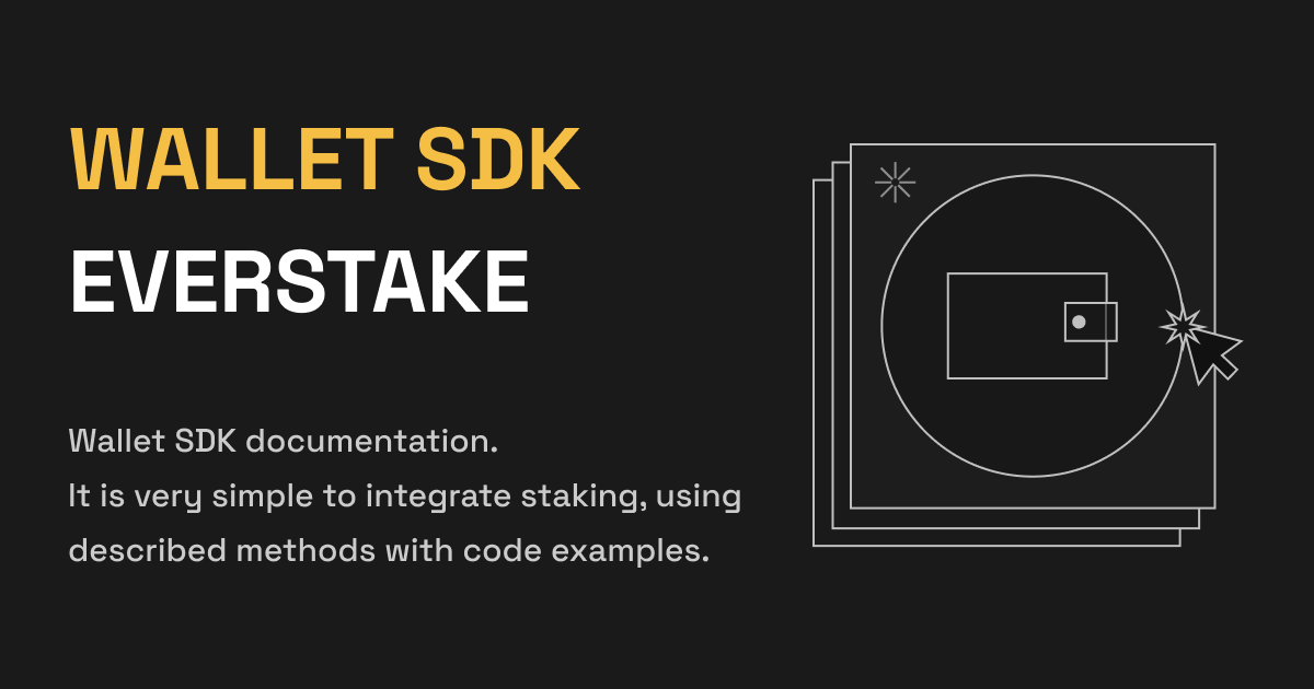 All Ethereum methods | Everstake Wallet SDK